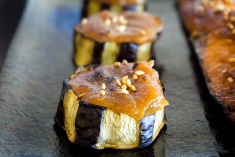 Recette japonaise : Aubergine Sauce Miso - Miso Dengaku